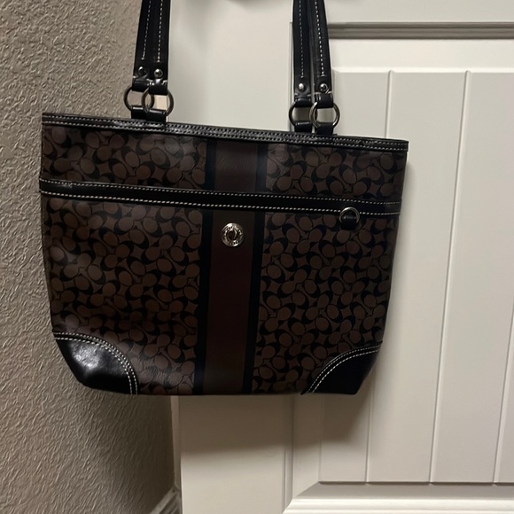 Coach | Bags | Coach F68f15134 Brown Blk | Poshmark